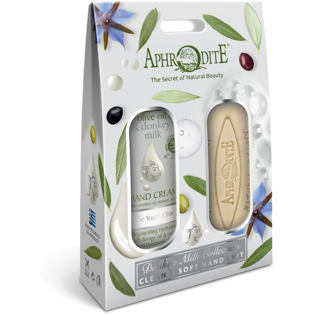 Aphrodite Donkey Milk Clean and Soft Hands Kit - Aphrodite Skin Care