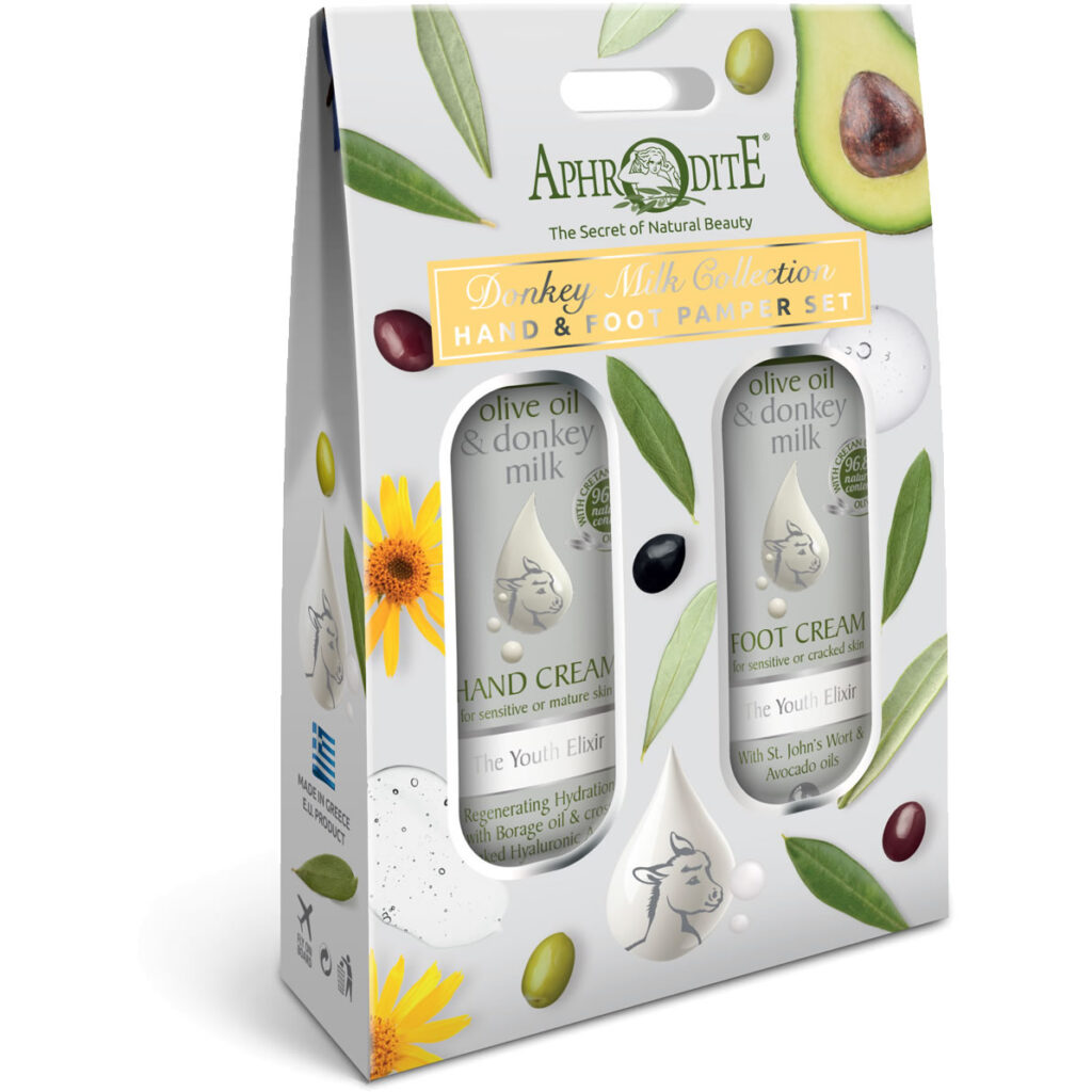 Aphrodite Donkey Milk Hand & Foot Pamper Set - Aphrodite Skin Care