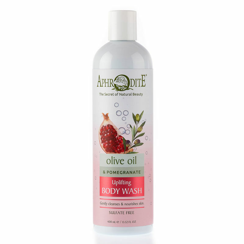 Aphrodite Uplifting Body Wash with Olive Oil and Pomegranate - Aphrodite Skin Care