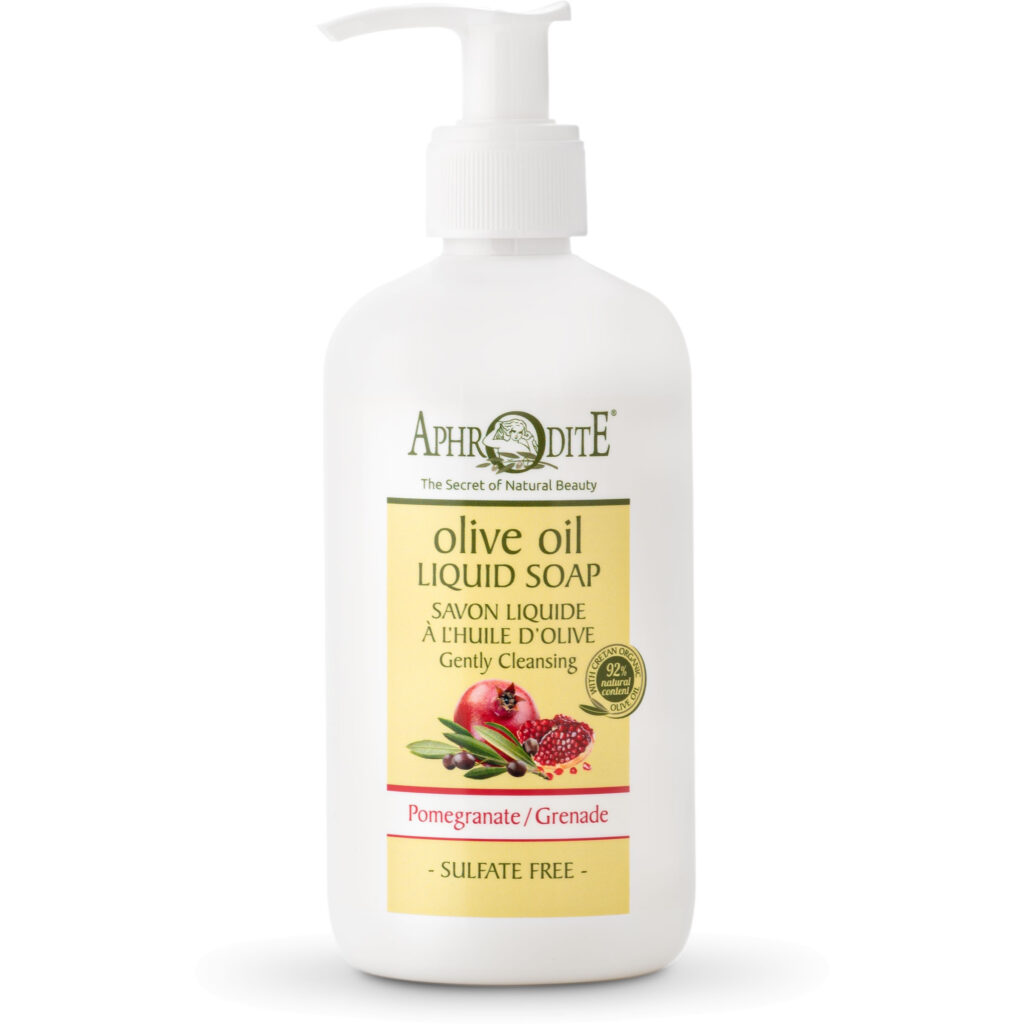 Aphrodite Liquid Hand Soap with Pomegranate - Aphrodite Skin Care