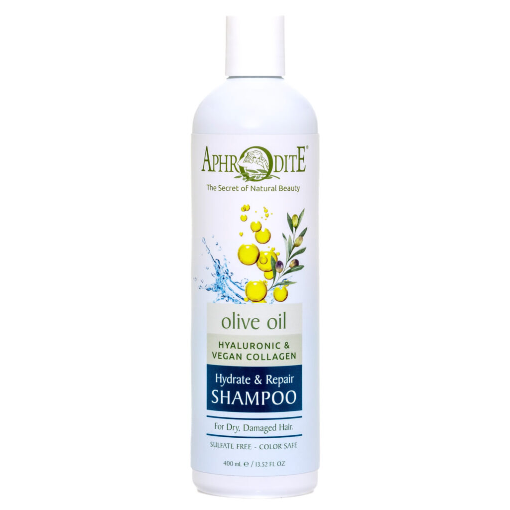 Aphrodite Hydrate & Repair Shampoo with Olive Oil, Hyaluronic Acid ...