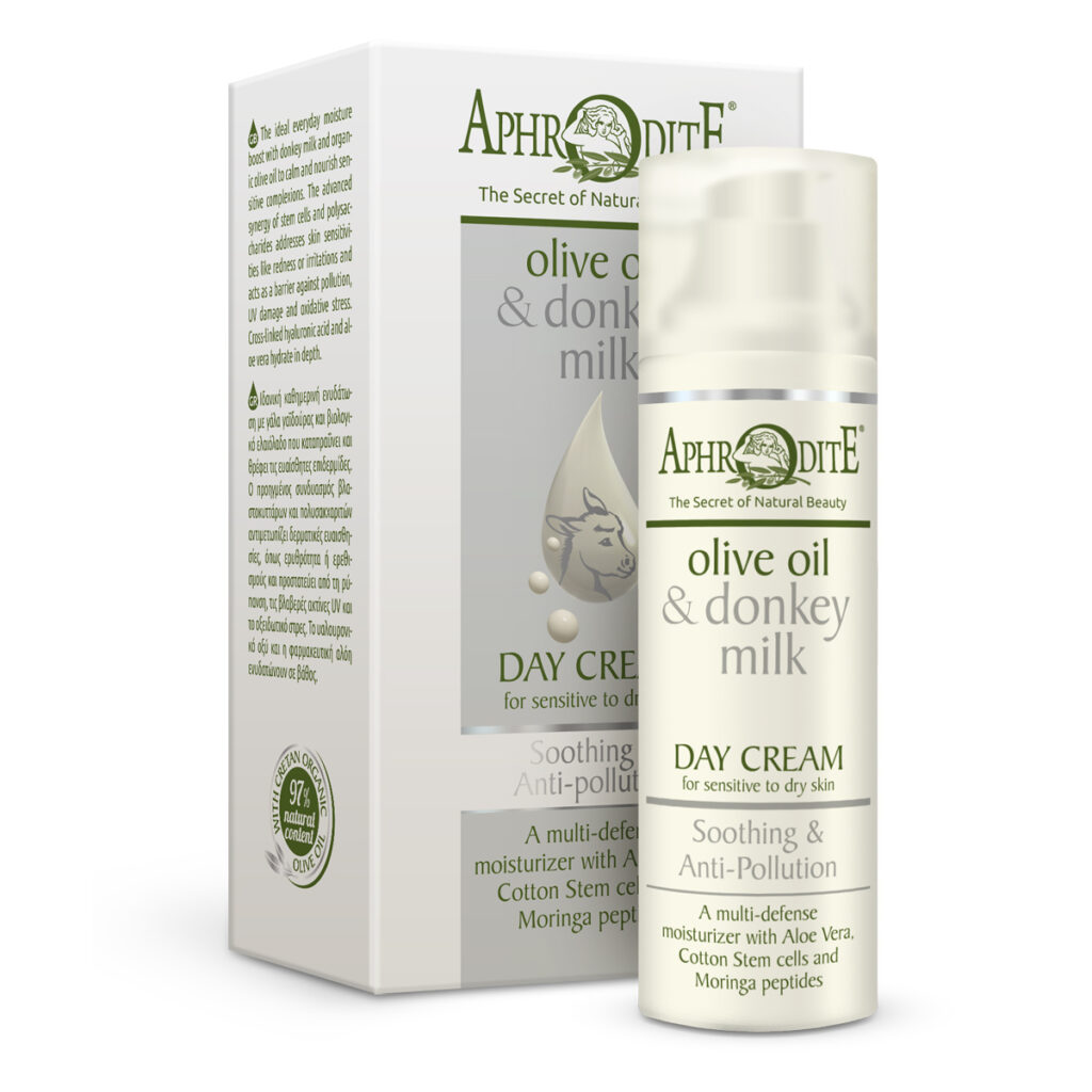 Aphrodite Donkey Milk Soothing and Anti-Pollution Day Cream - Aphrodite ...